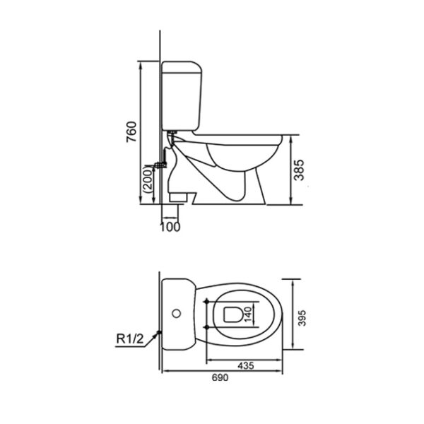 Two Piece WC Archives - Porta